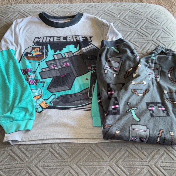 Minecraft | Pajamas | Minecraft Pajama Set With Graphic Print | Poshmark